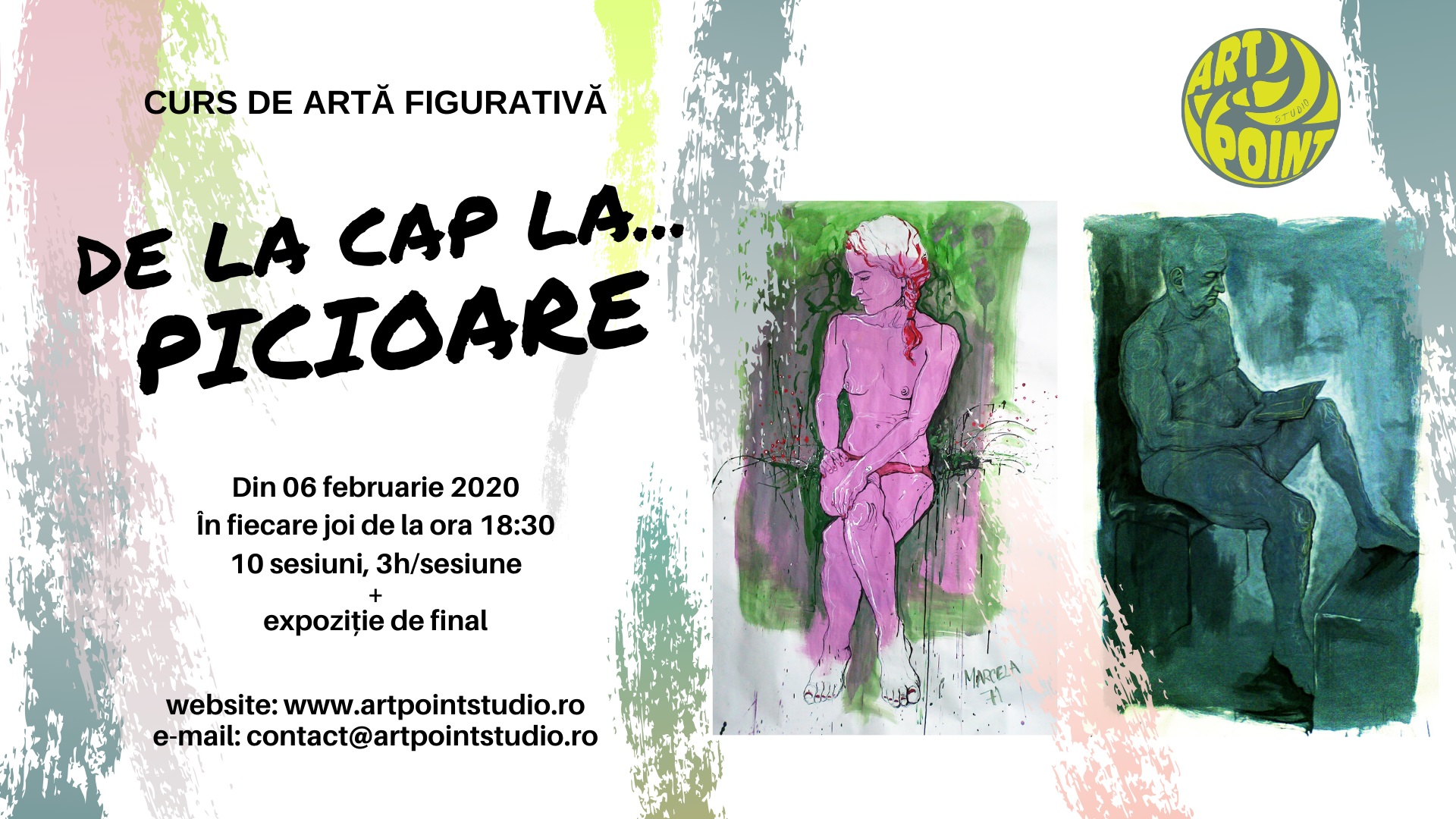 CURS DE ARTĂ FIGURATIVĂ – STRUCTURĂ ȘI POZE – Art Point Studio